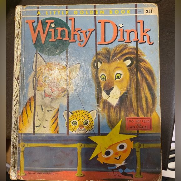 Little Golden Book | Other | Vintage Little Golden Book Winky Dink ...